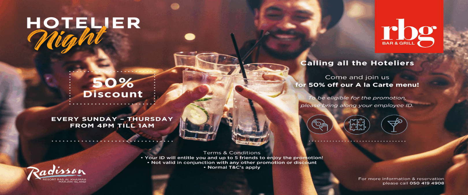 Hotelier Nights at Radisson Resort - Ras Al Khaimah Events Calendar